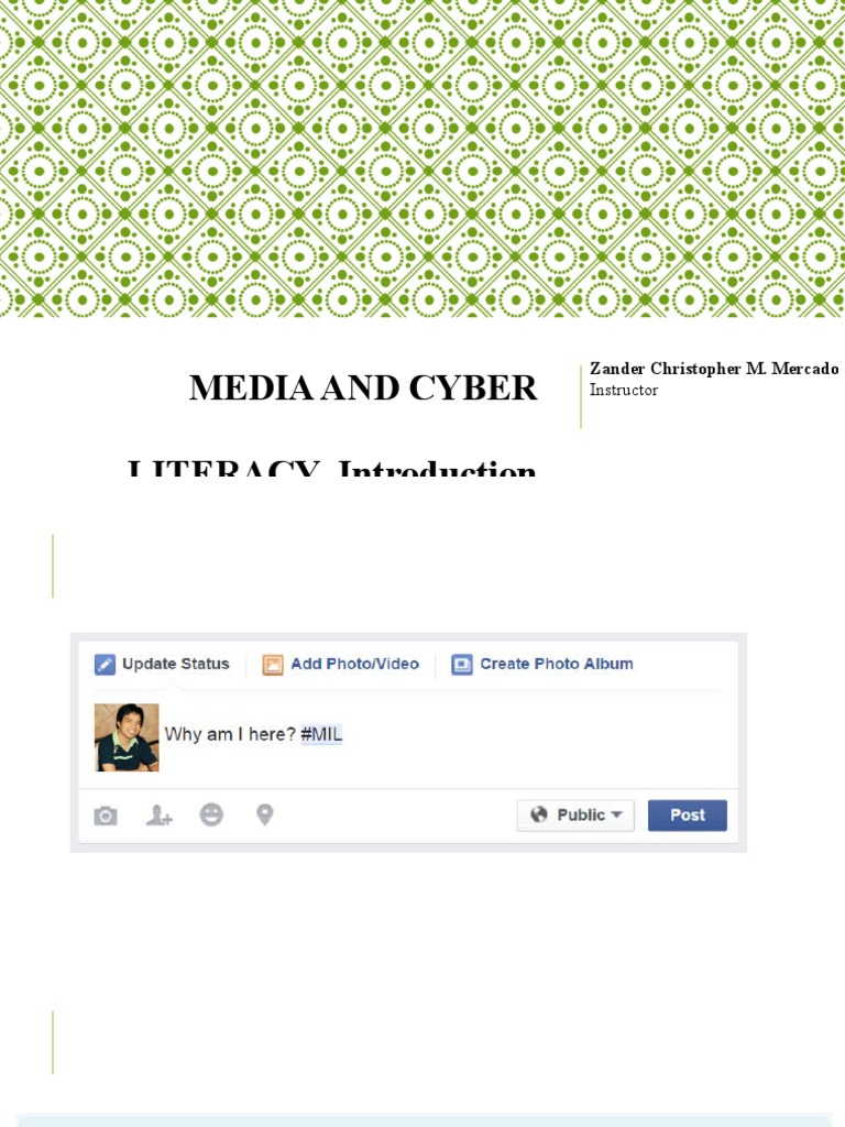 Understanding Media and Information Literacy | PDF | Mass Media ...