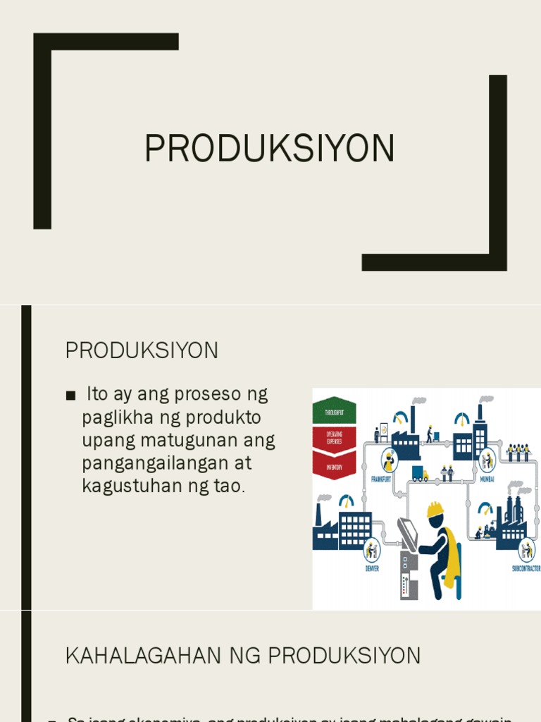 Topic 5 Produksiyon PDF | PDF