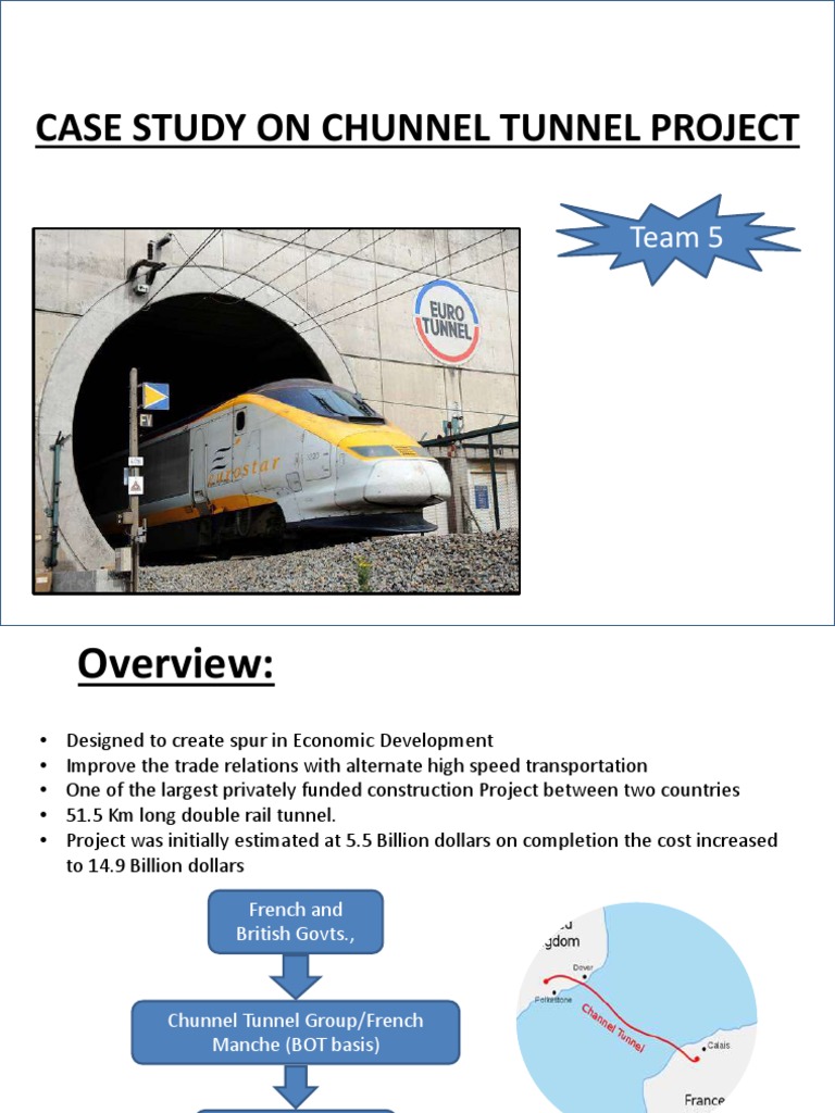 Case Study On Chunnel Tunnel Project: Team 5 | PDF | Project Management ...