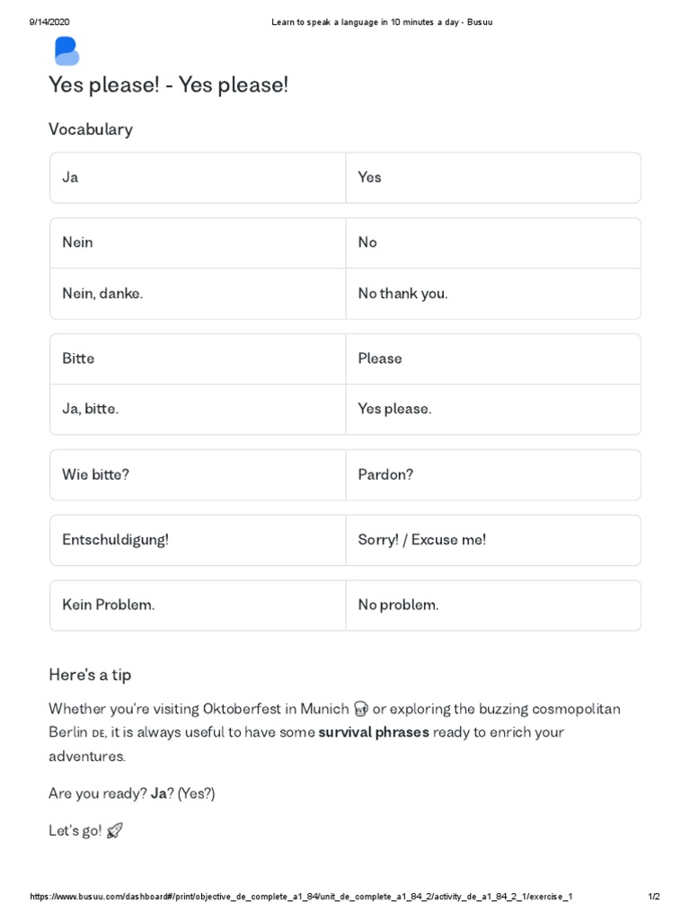 Yes Please! - Yes Please!: Vocabulary | PDF | Symbols | Cognition