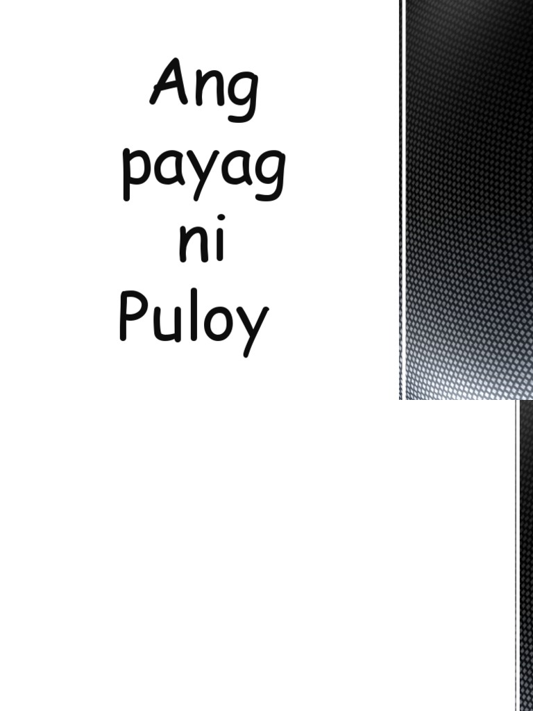 Puloy Story | PDF