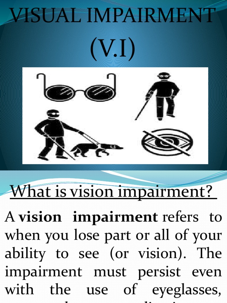 Visual Impairment | PDF | Visual Impairment | Visual Acuity