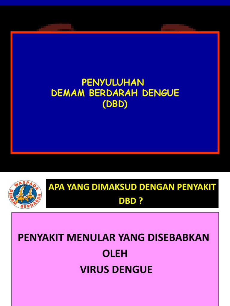 Penyuluhan DBD Sekolah | PDF