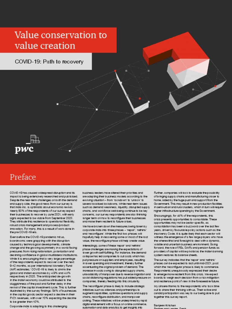 Value Conservation To Value Creation: COVID-19: Path To Recovery ...