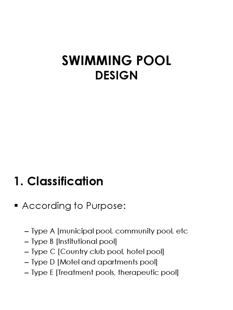 Swimming Pool | PDF | Swimming Pool | Bathing