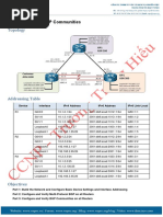 13.2.6 Packet Tracer Verify Ipv4 and Ipv6 Addressing | PDF | I Pv6 | Data Transmission