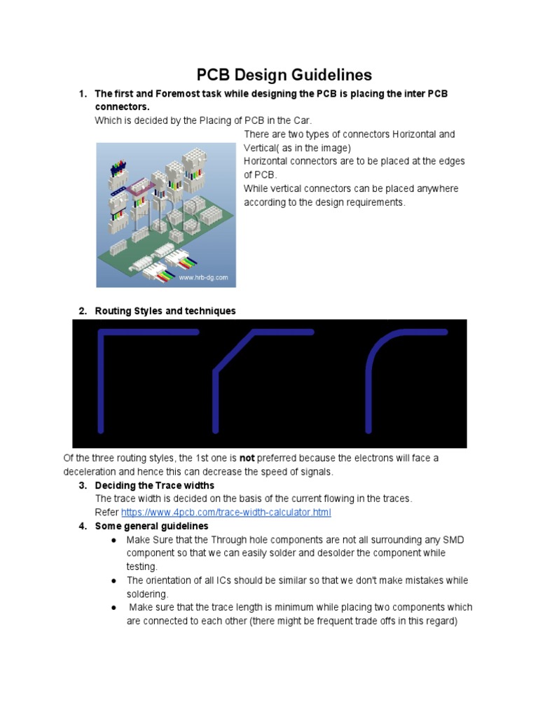PCB Design Guidelines for Connector Placement and Routing Techniques ...