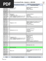 Time Table 2024 -2025 | PDF