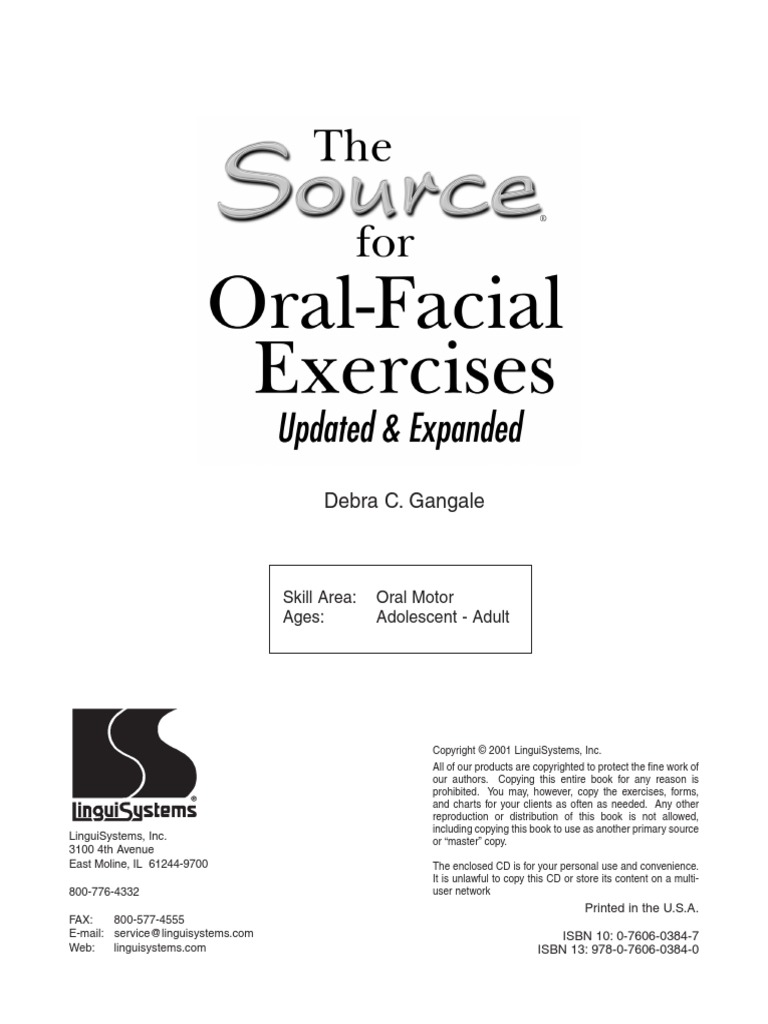 Source For Oral Facial | PDF | Massage