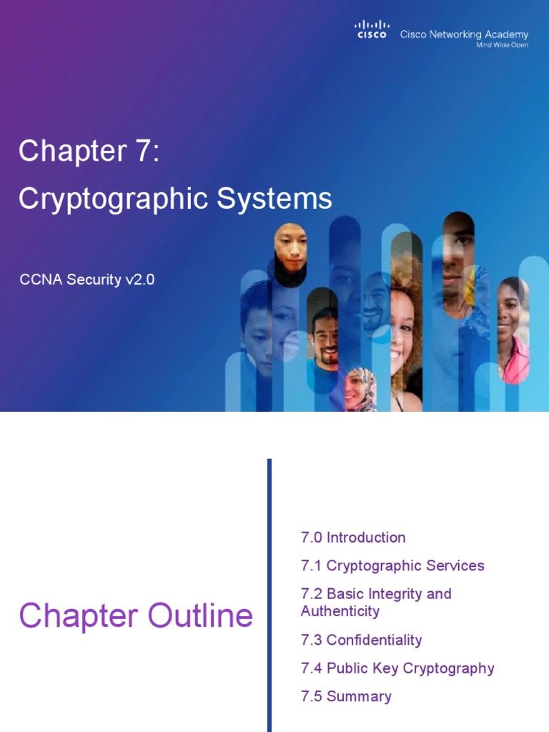 Cryptographic Systems: CCNA Security v2.0 | PDF | Public Key ...