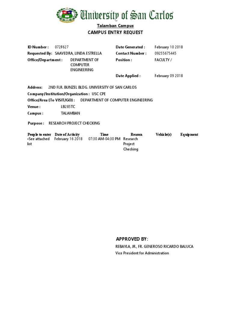 Campus Entry Application Report | PDF | Technology & Engineering