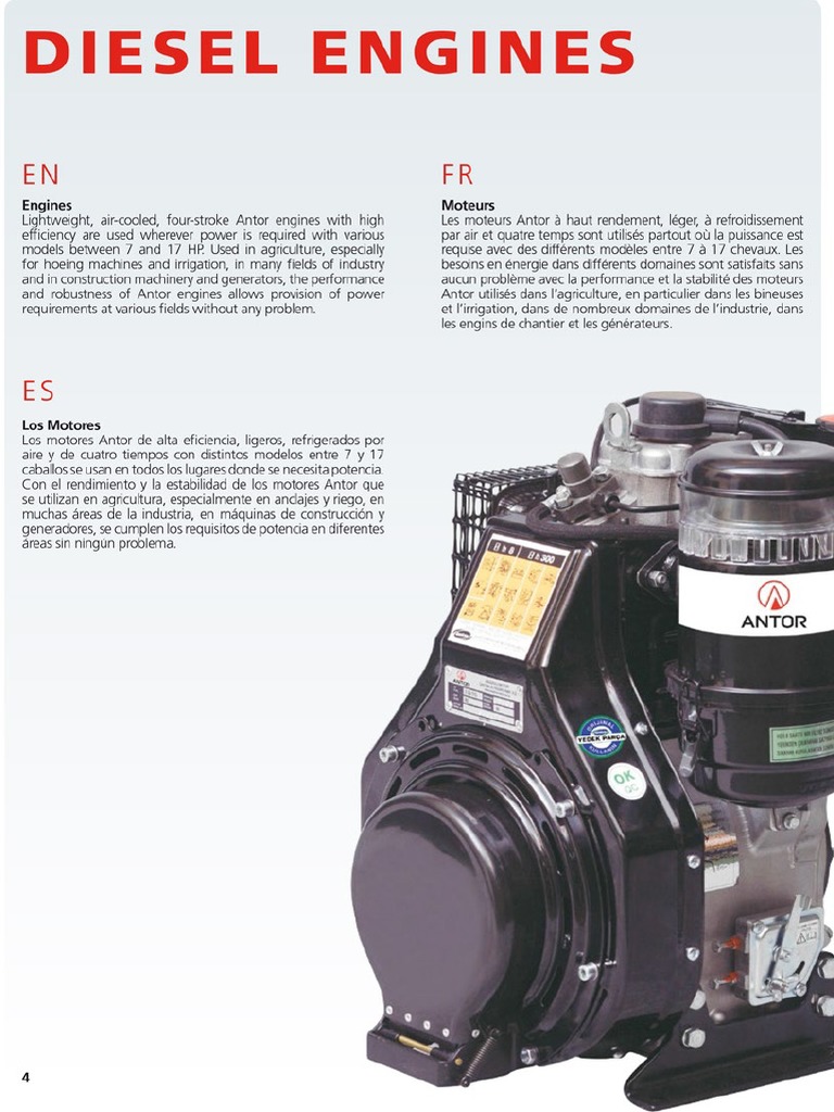 Antor Diesel Engines | PDF