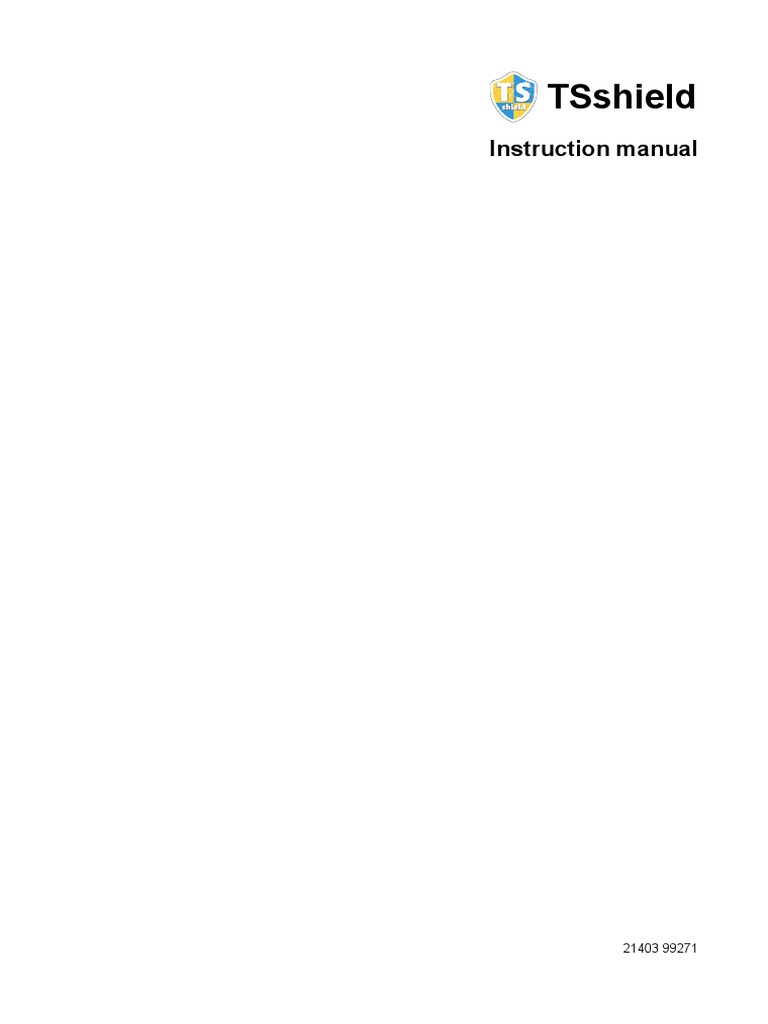 Tsshield: Instruction Manual | PDF | Wireless Lan | Wireless Access Point