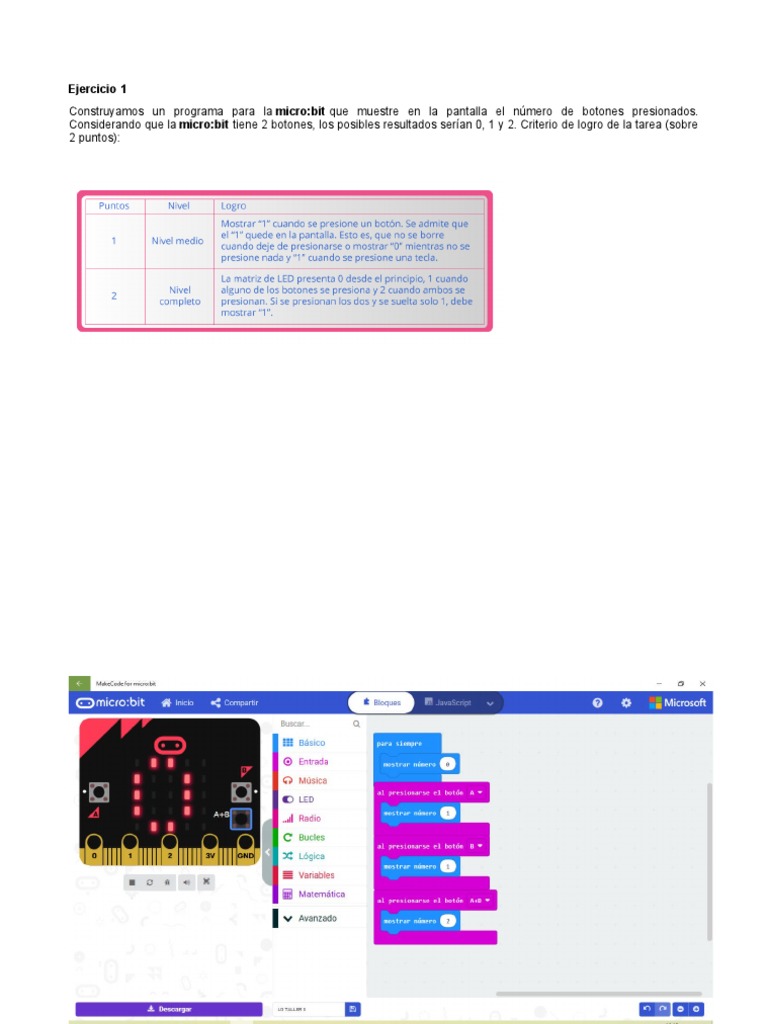 Ejercicio 1 Y 2 | PDF