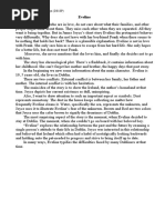 4 Eveline by James Joyce MCQs and Short Questions | PDF