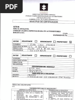 Formato para Baja y Altas de Vehiculos (SF001-V) | PDF