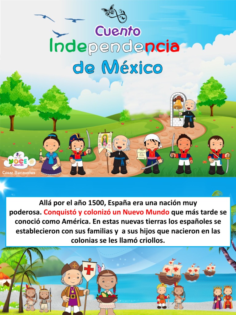 ? Cuento Independencia de México César Benavides PDF | PDF