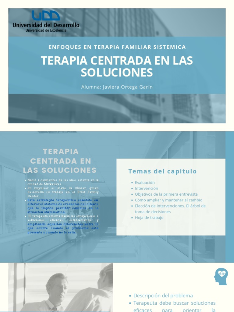Terapia Centrada en Las Soluciones | PDF | Toma de decisiones | Cliente
