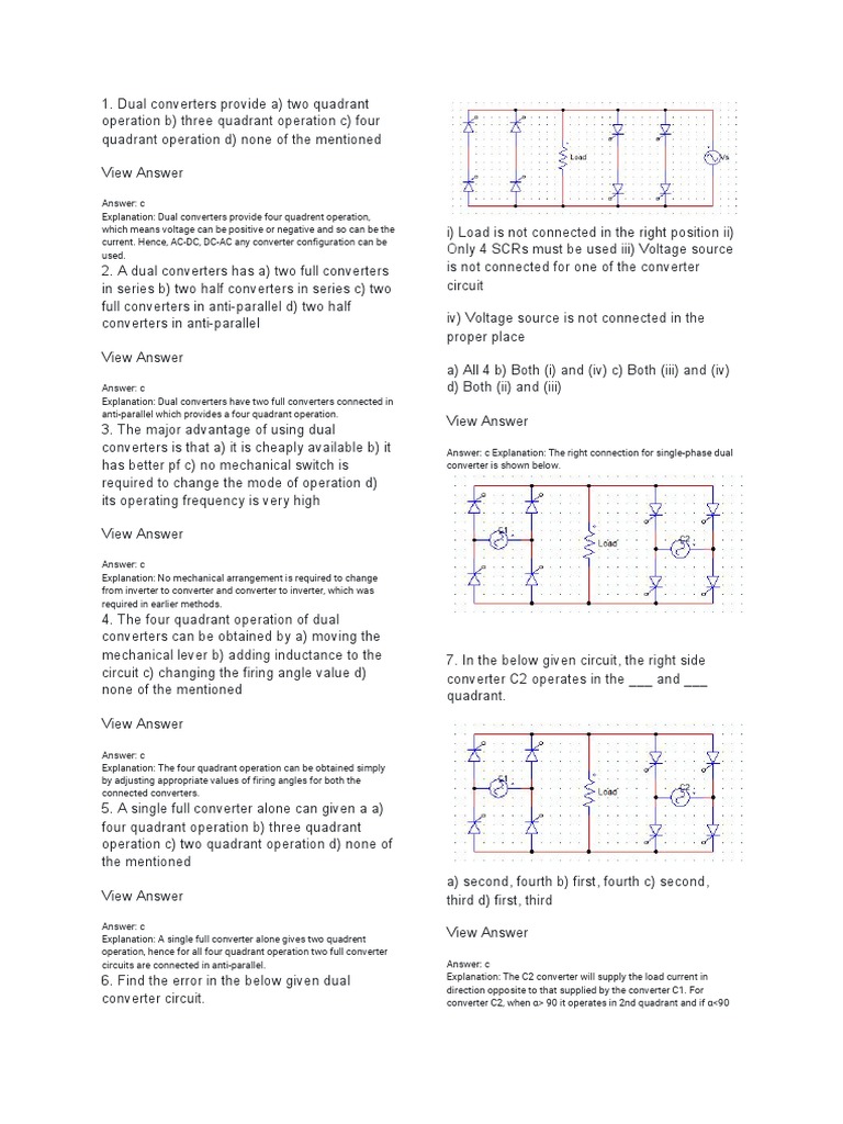 Dual Converters | PDF | Power Inverter | Inductor