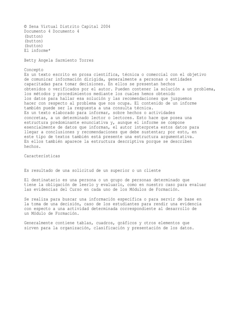 Como Elaborar Un Informe | PDF | Información | Documento