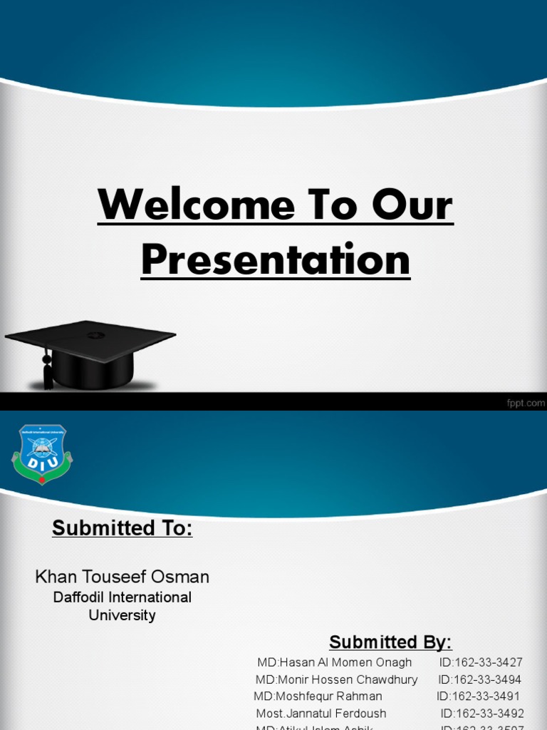 Welcome To Our Presentation ENG | PDF | Bangladesh | University