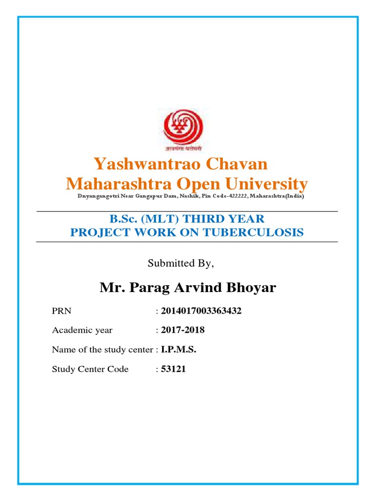 Tuberculosis Project Report pdf3 PDF | PDF | Mycobacterium Tuberculosis ...