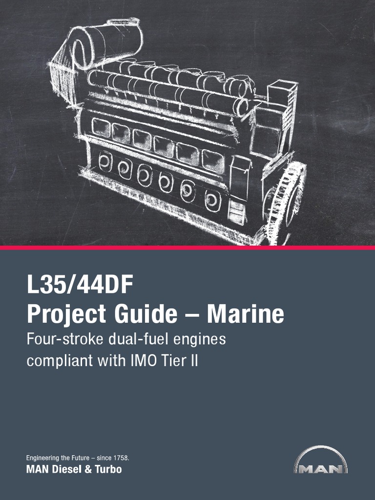 35-44DF IMO Tier II - Marine | PDF | Turbocharger | Engines