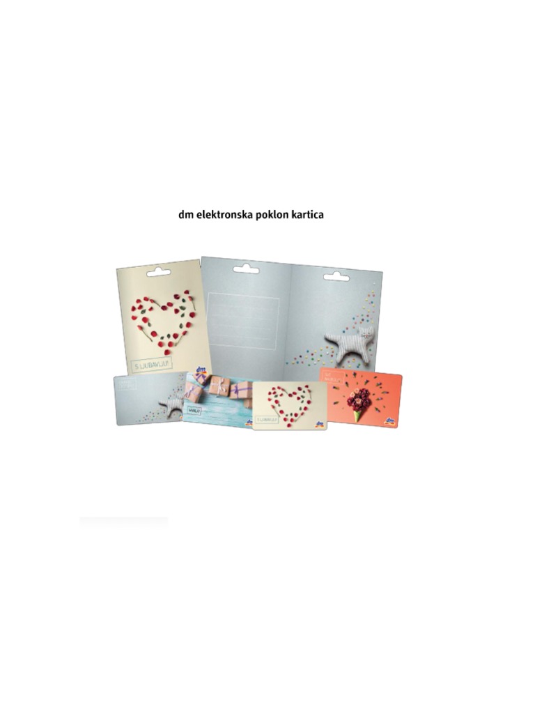 DM Poklon Kartica Opći Uvjeti Poslovanja Data | PDF