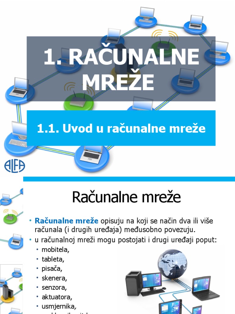 1.1. Uvod U Računalne Mreže | PDF