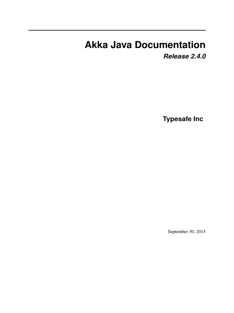 Akka Java | Scala (Programming Language) | Parallel Computing