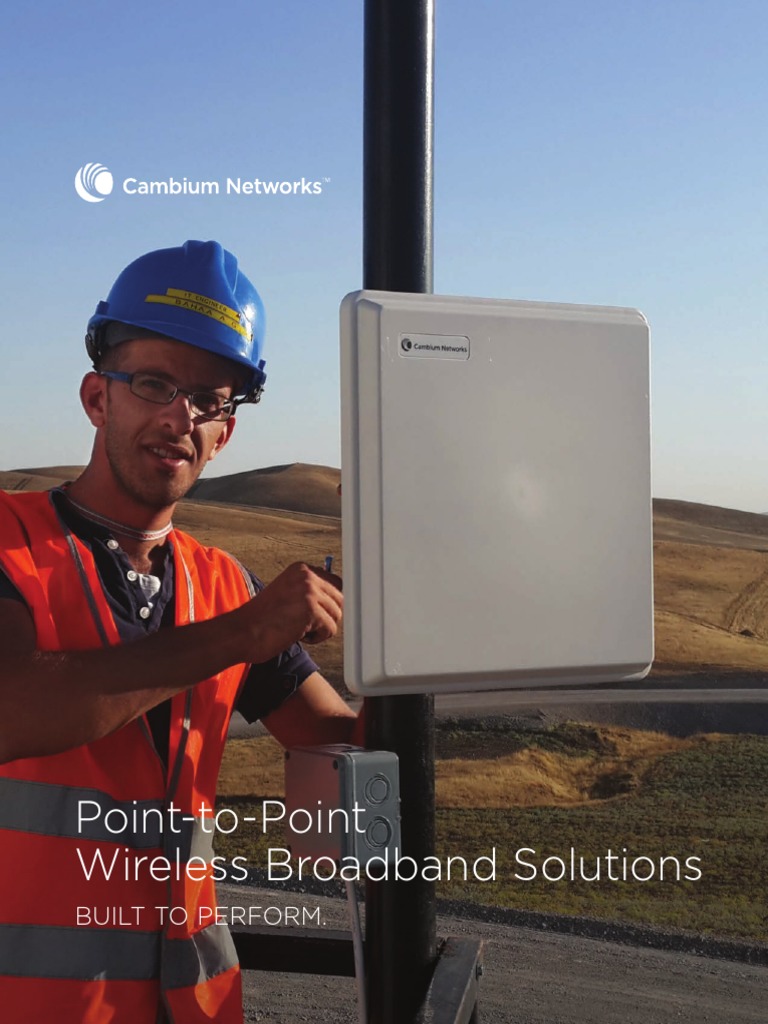 Point-to-Point Wireless Broadband Solutions | Download Free PDF ...