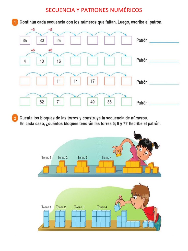 Secuencia y Patrones Numéricos | PDF
