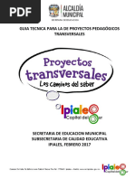 Proyectos Transversales en Educación | PDF | Educación de la primera ...