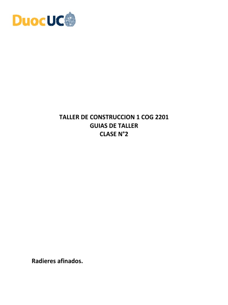 Taller de Ejecución de Radieres | PDF | Hormigón | Fundación (Ingeniería)