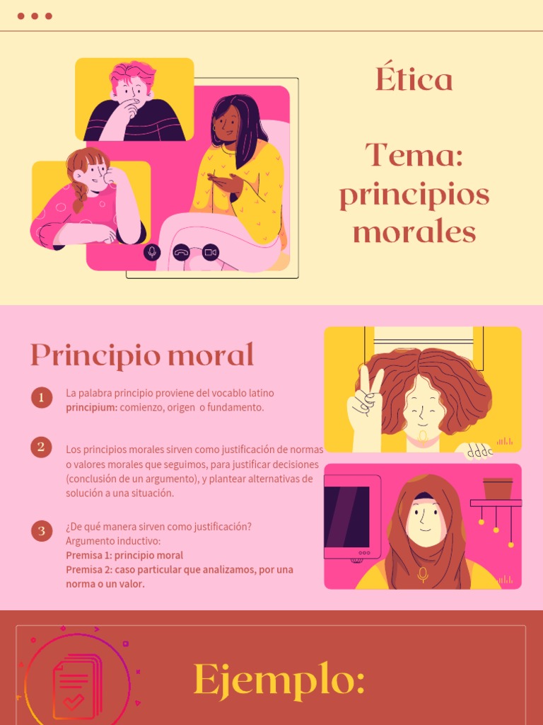 Ética Tema - Principios Morales | PDF