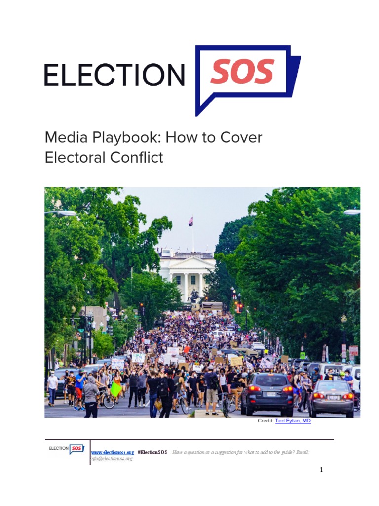 Media Playbook for Electoral Conflict Coverage | PDF | Elections | News