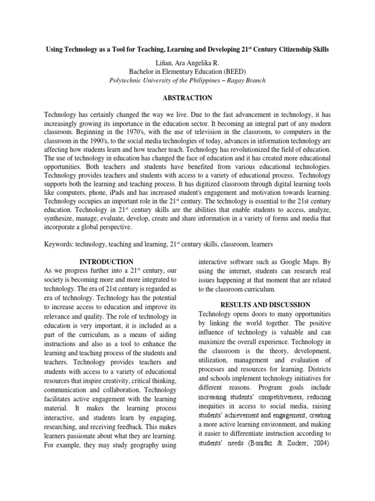 Technology For Teaching | PDF | Educational Technology | Teachers