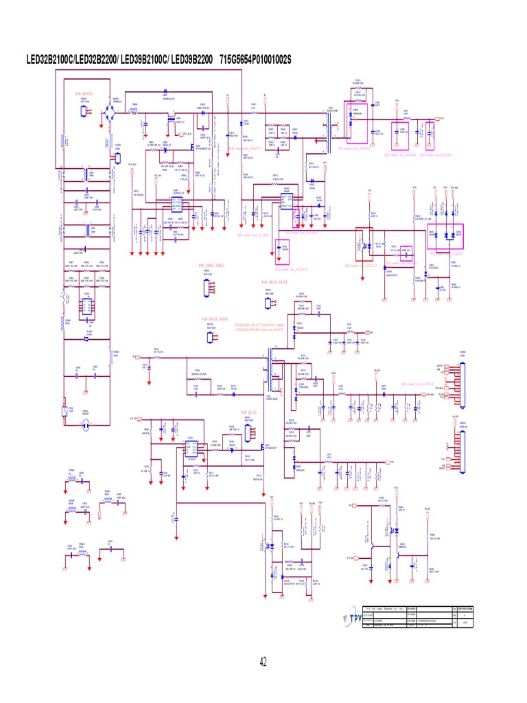 Led32b2100c/led32b2200/ Led39b2100c/ Led39b2200 715G5654P01001002S | PDF