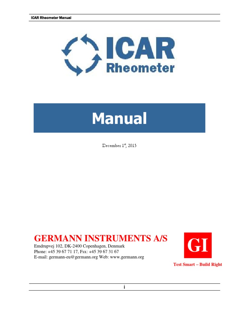 ICAR Rheometer Users Manual | PDF | Shear Stress | Computer File