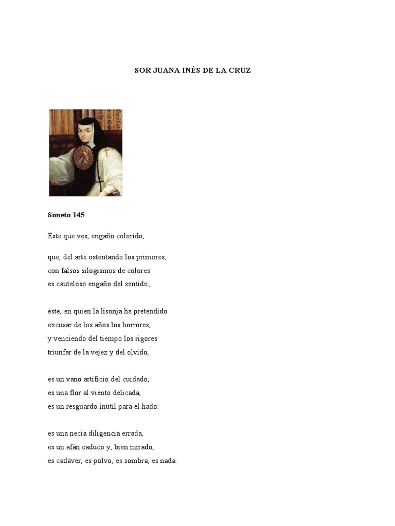 Antología Poética Sor Juana | PDF | Poesía | Amor