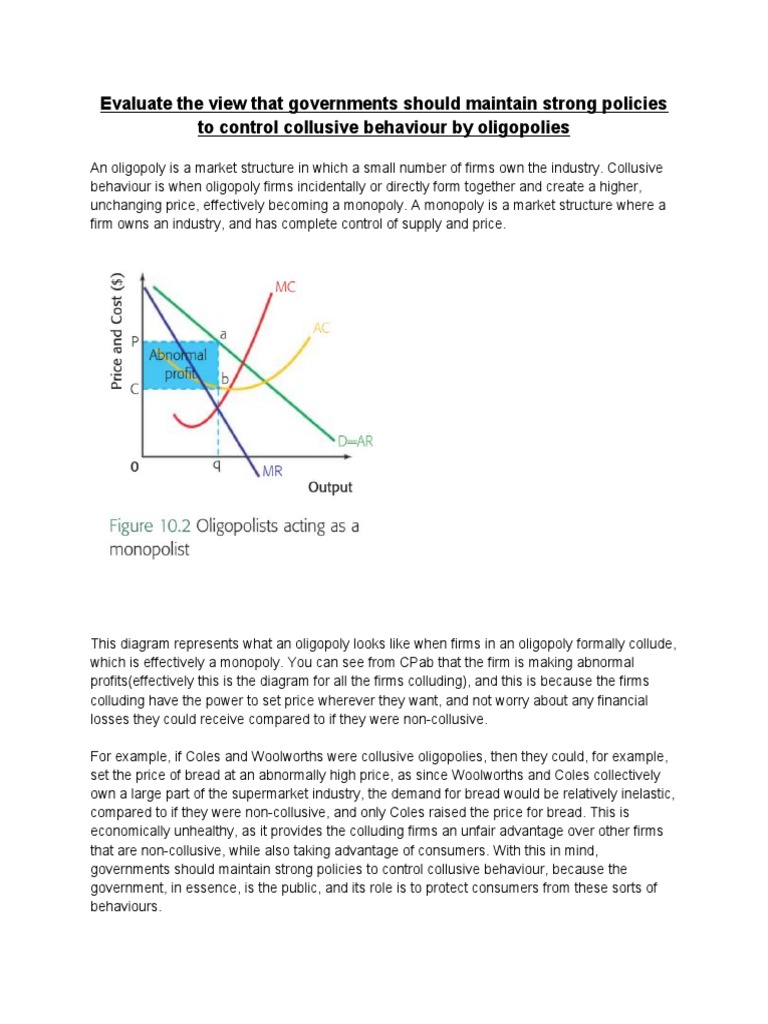 Evaluate The View That Governments Should Maintain Strong Policies To ...