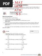 2ND PERIODICAL TEST-math 7 | PDF | Fraction (Mathematics) | Celsius