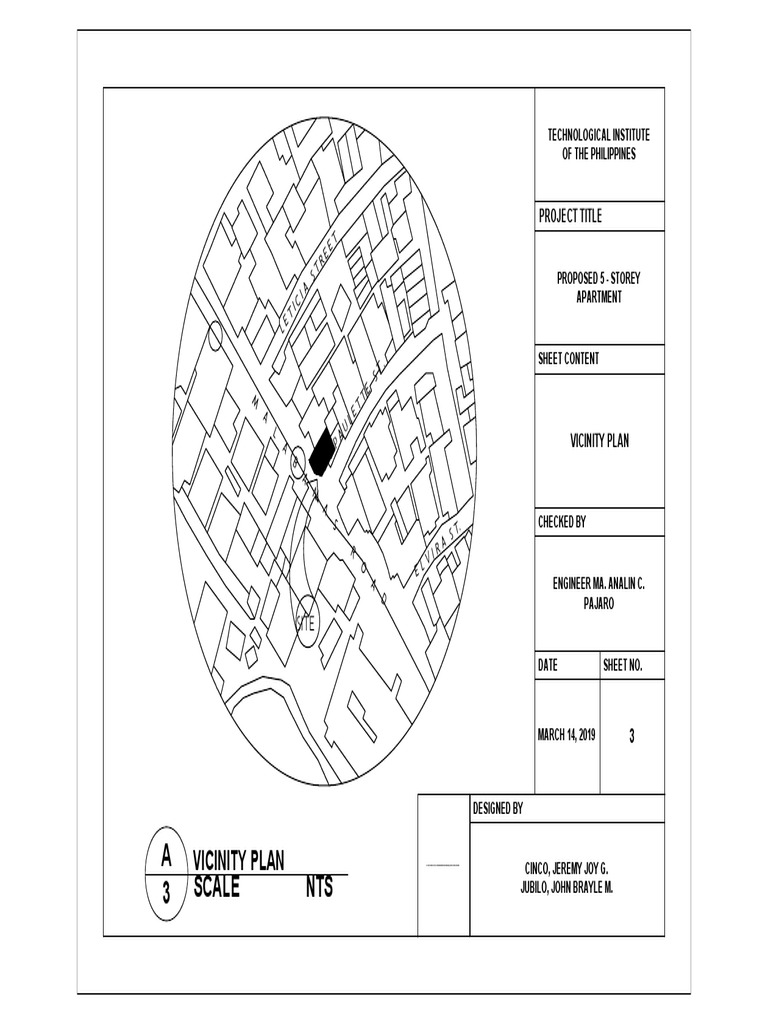 Scale NTS: Vicinity Plan | PDF | Business