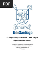 Regresion y Correlacion Lineal Simple Ejercicios Resueltos | PDF | Análisis de regresión ...