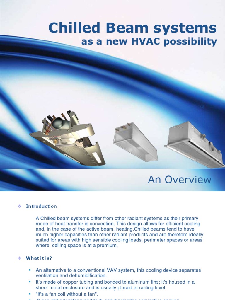 Chilled Beam Systems As A New HVAC Possibility | PDF | Hvac | Chemical ...