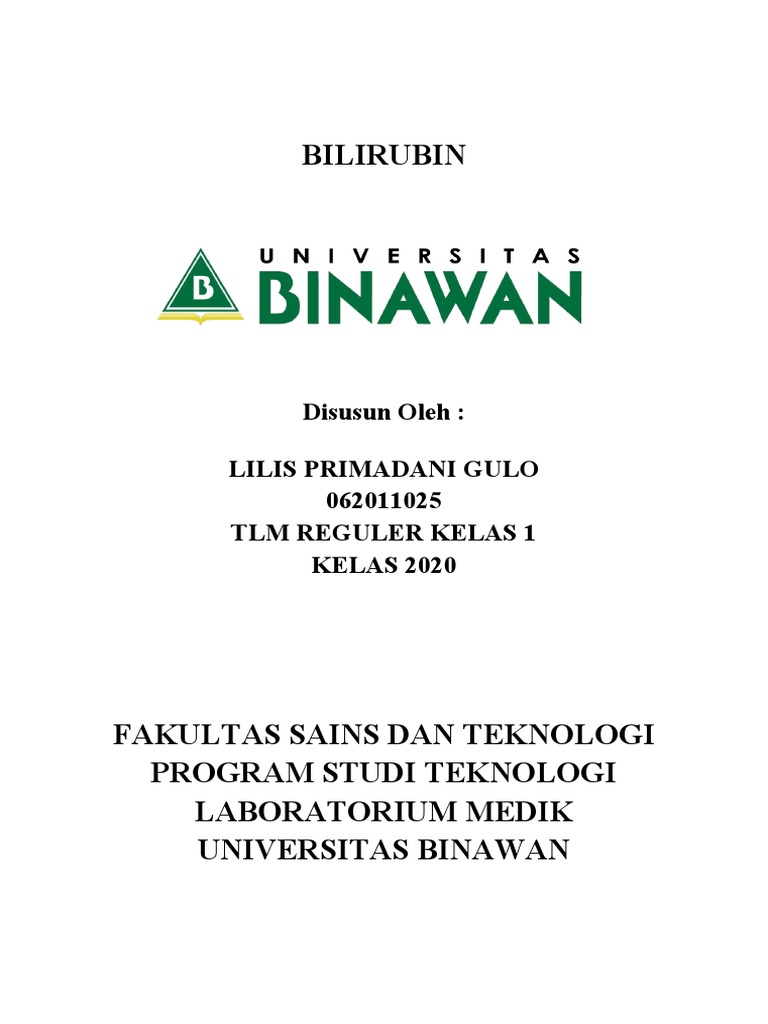 Jurnal Bilirubin | PDF