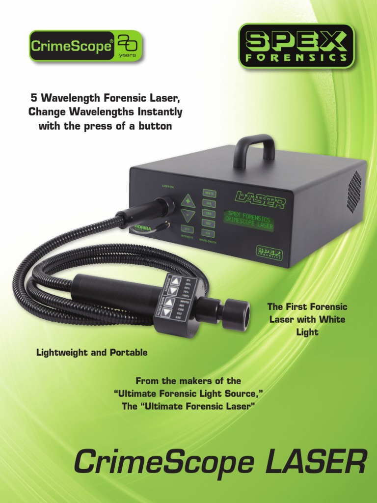 CrimeScope LASER | PDF | Laser | Fluorescence