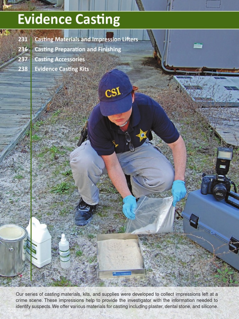 Evidence Casting - 5 | PDF | Plaster | Casting