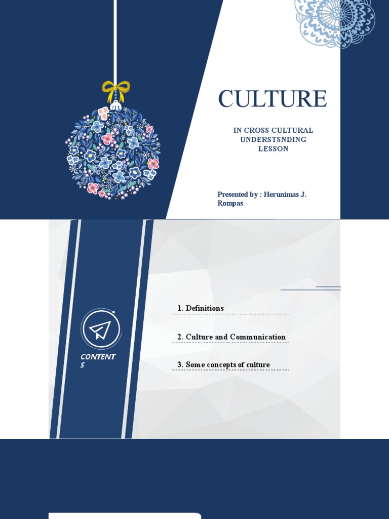 Cross-Cultural Understanding Lessons | PDF | Concept | Mind