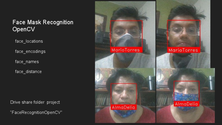Face Mask Recognition Opencv: Face - Locations Face - Encodings Face ...